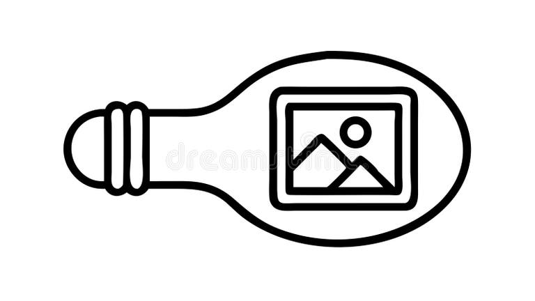 Visual Idea Lightbulb, Image Creativity Concept, Vector Design ...