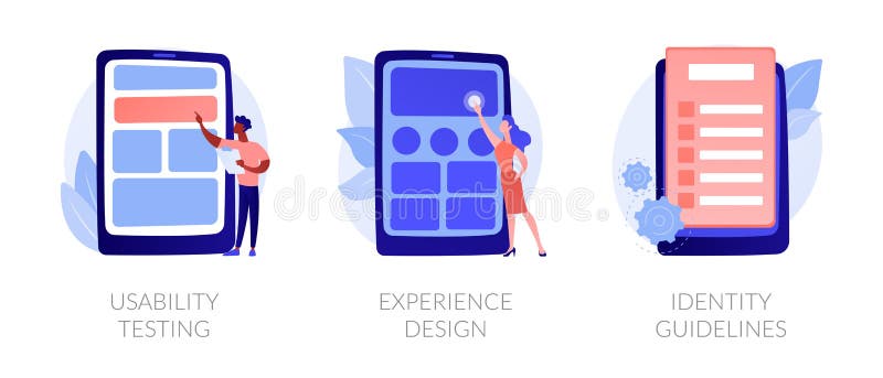 Visual Identity Vector Concept Metaphors Stock Vector - Illustration of ...