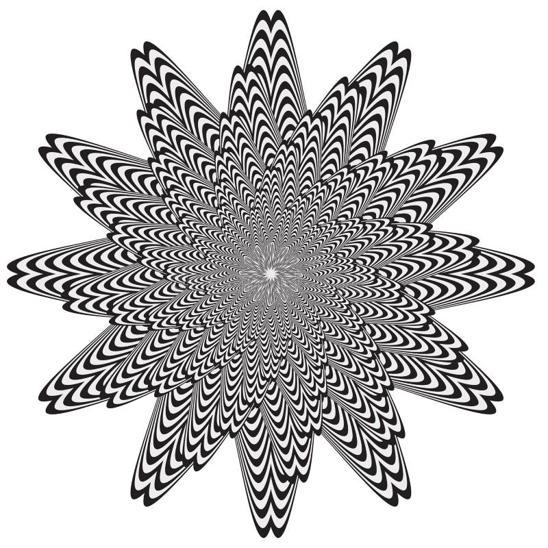 Visual Illusion of Motion. Design Elemen Stock Vector - Illustration of ...