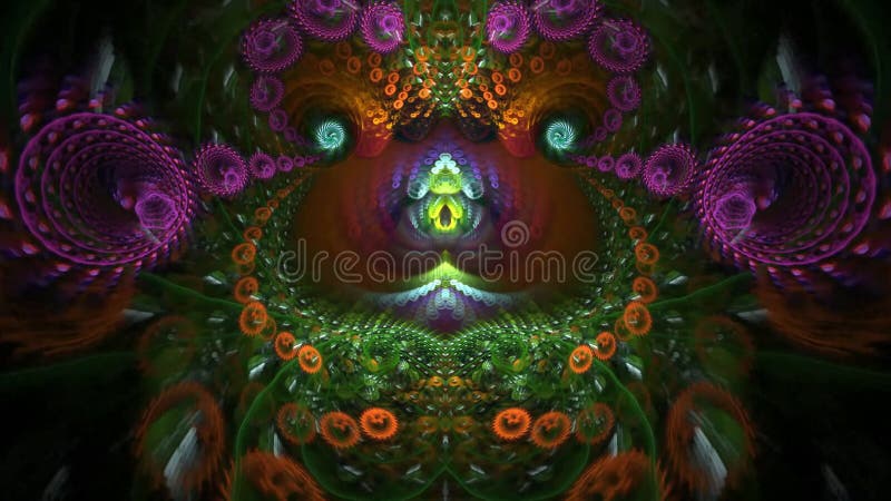 Psychedelic Abstraction for Hypnosis. Background for Playing Video Jockey, VJ. Stock Video ...