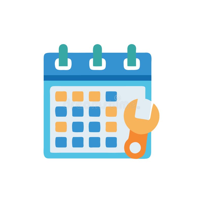 Building Maintenance Schedule Icon for Task Management Stock ...