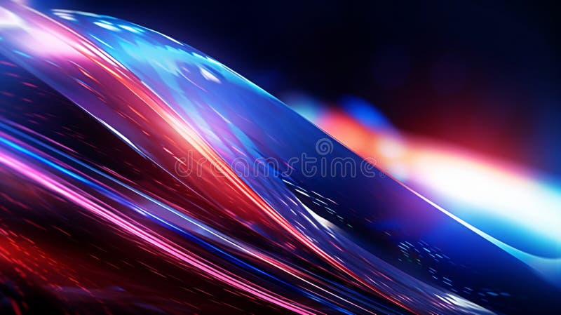 Visual Impact: Background of Fast Dynamic Moving Wave Lines - Blue and ...