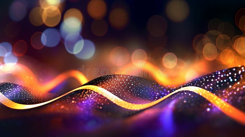 Visual Impact: Background of Fast Dynamic Moving Wave Lines - Intense ...