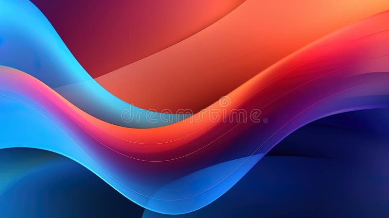 Visual Impact of Color Transitions in Abstract Background, Highlighting ...