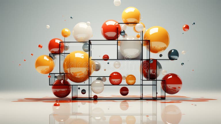 Visual Impact of Square, Triangle, and Circle Intersections Stock ...