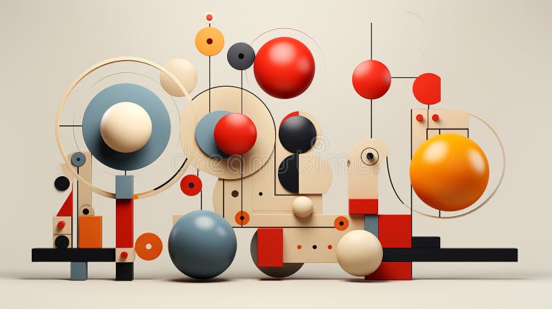 Visual Impact of Square, Triangle, and Circle Intersections Stock ...