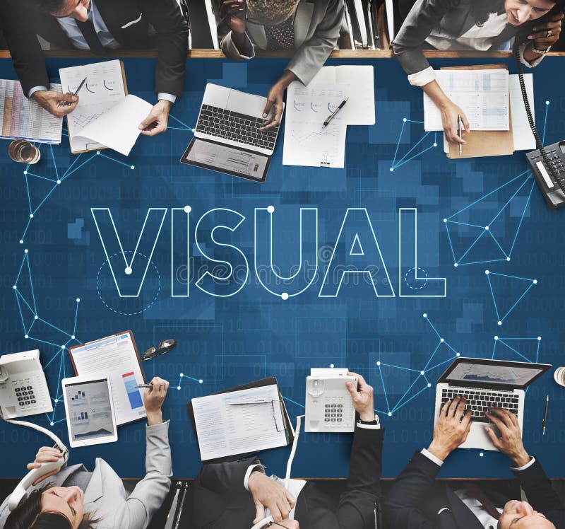 Visual Innovation Creative Thinking Visibility Concept Stock Image ...