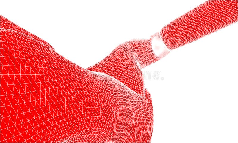 Visual of intense feeling. stock vector. Illustration of dynamic - 11513381