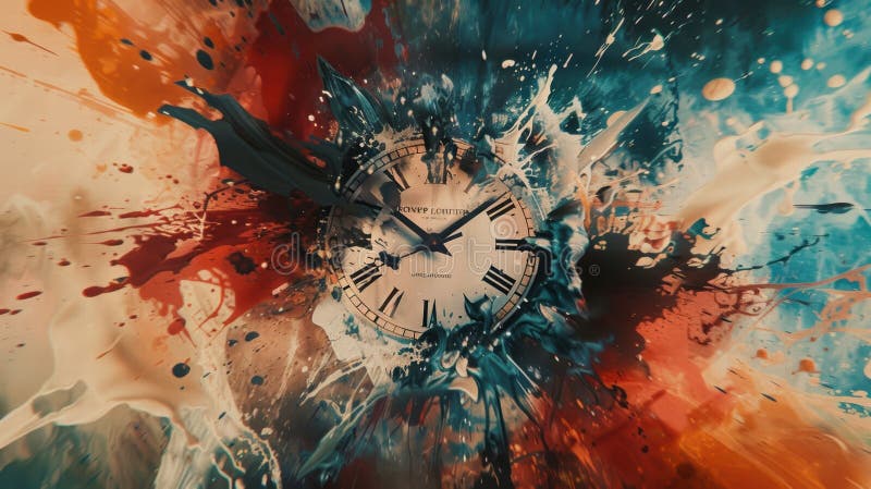 Visual Interpretation of Chronophobia, Showing a Distorted Sense of ...