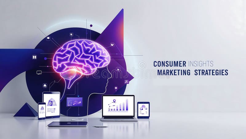 A Visual Intersection of Technology and Creativity in Bold Colors Stock ...