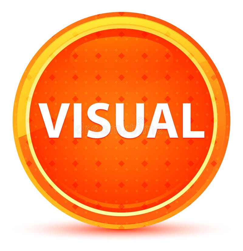 Visual Round Blue Push Button Stock Illustration - Illustration of ...