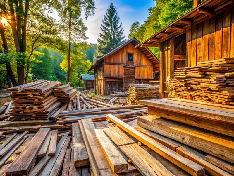 A Visual Journey through Rustic Wooden Structures Architectural ...