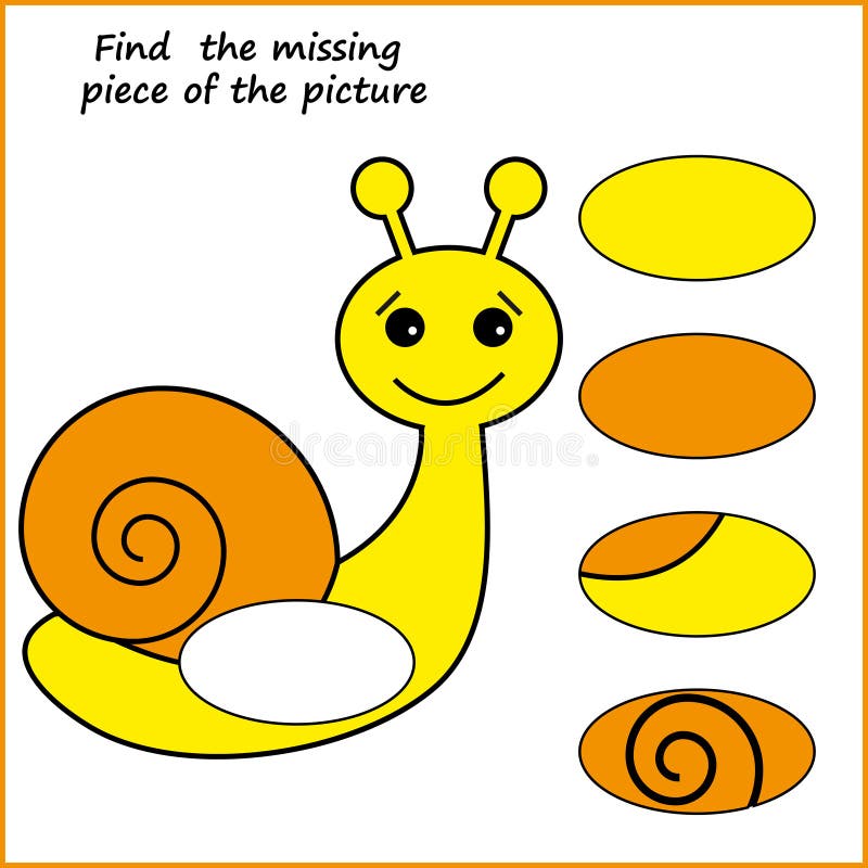 Visual Logic Puzzle: Puzzle Game for Kids. Worksheet for Children Stock ...