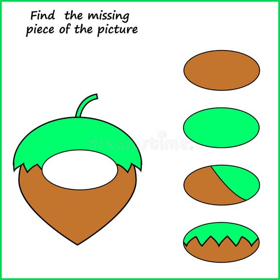 Visual Logic Puzzle: Puzzle Game for Kids. Worksheet for Children Stock ...