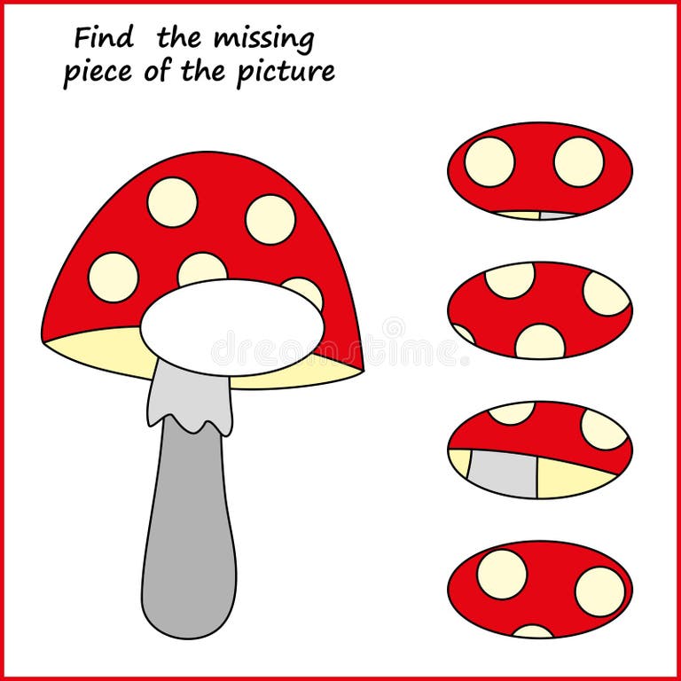 Visual Logic Puzzle: Puzzle Game for Kids. Worksheet for Children Stock ...