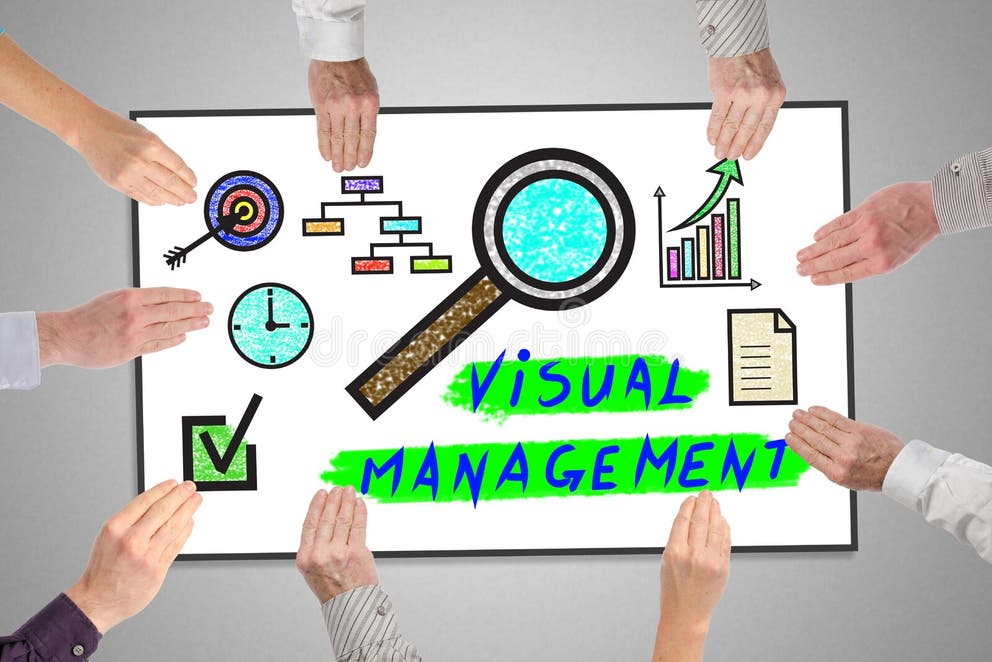 Visual Management Concept on a Whiteboard Stock Illustration ... Visual Management Concept on a Whiteboard Stock Illustration ...