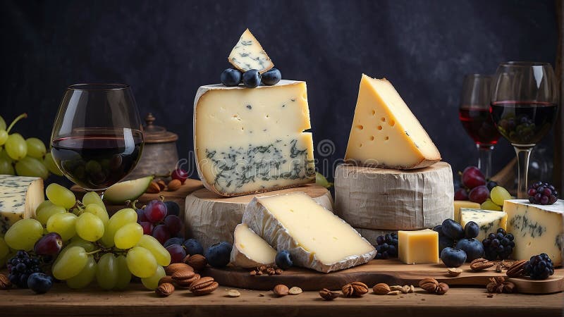 Exhibition of the Most Exquisite Cheeses, Ready To Be Savored and ...