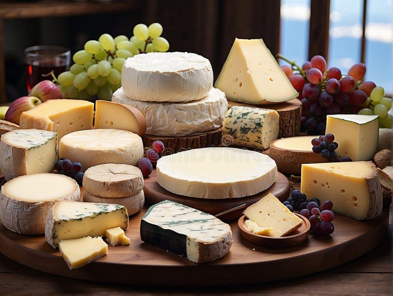 Exhibition of the Most Exquisite Cheeses, Ready To Be Savored and ...