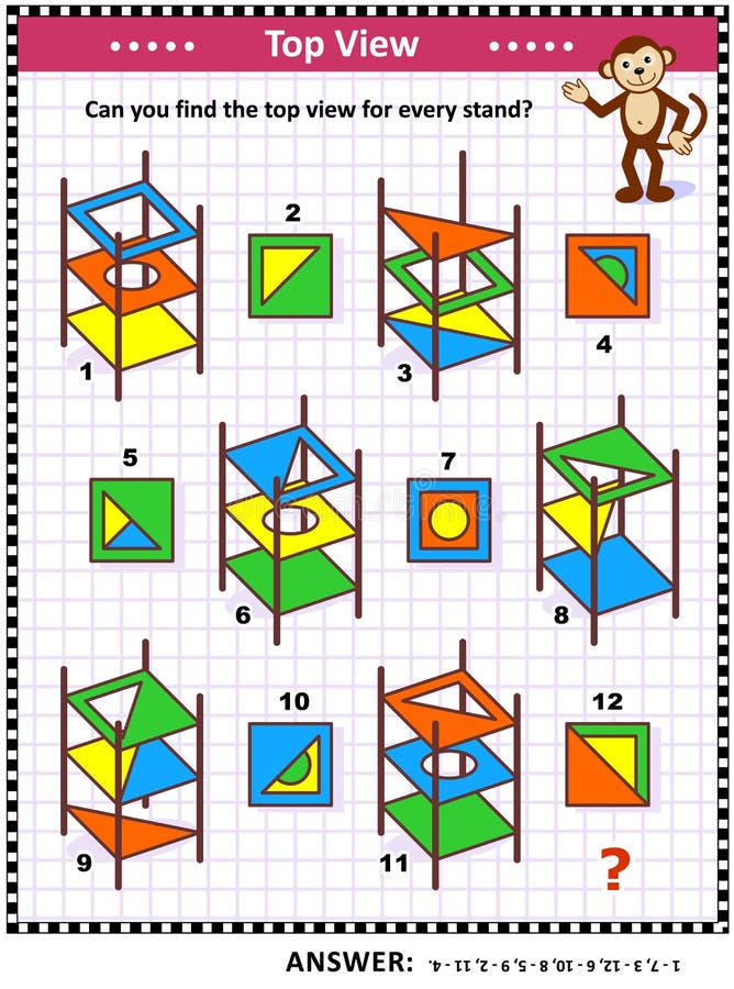 Colorful puzzle frames stock vector. Illustration of square - 31304553