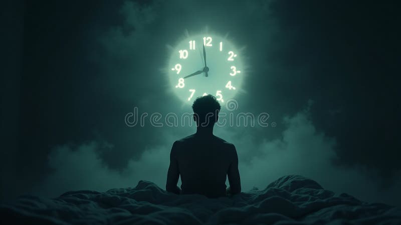 A Visual Metaphor for Insomnia S Struggle, Where Time Stretches on ...