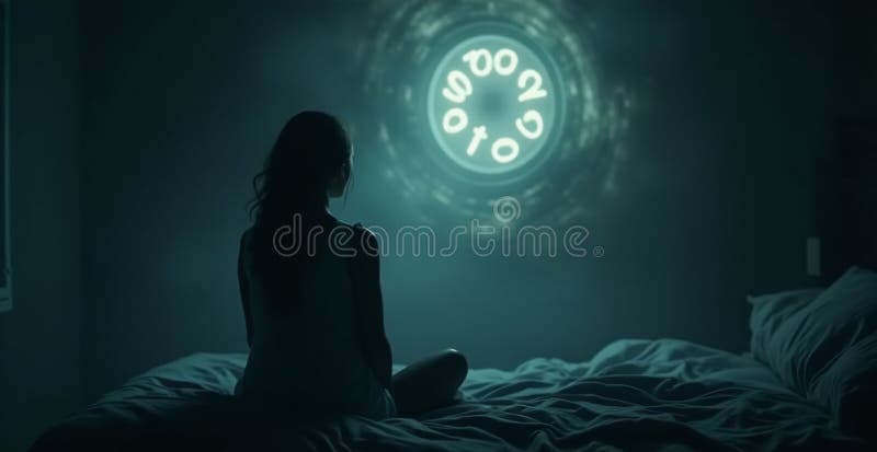 A Visual Metaphor for Insomnia S Struggle, Where Time Stretches on ...