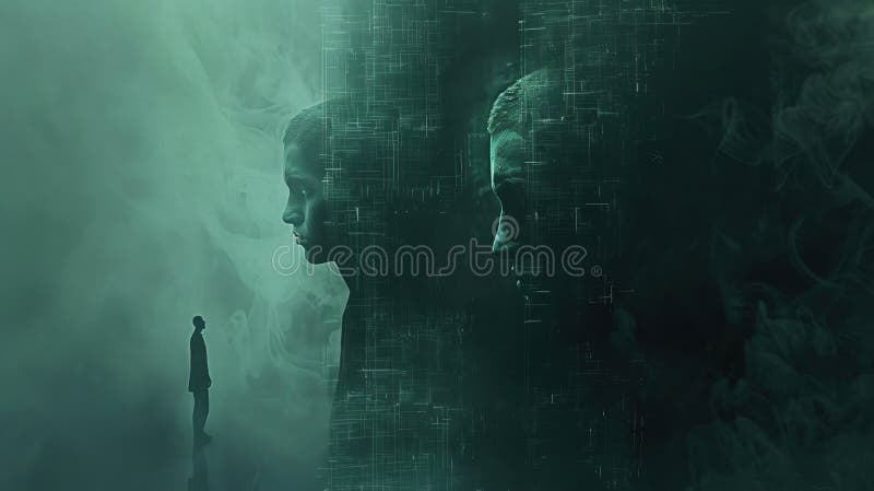 Visual Metaphor of Psychological Disconnection and Inner Emotional ...