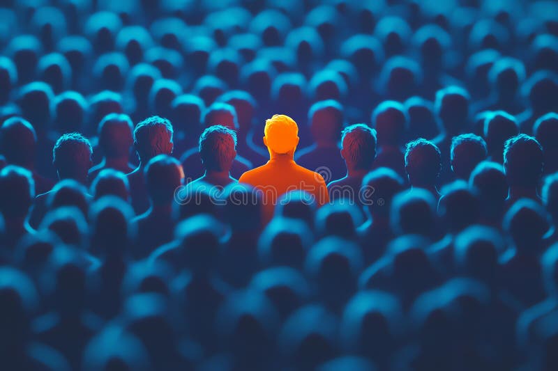 Visual Metaphor Symbolizes Individuality, AI Generated Stock ...