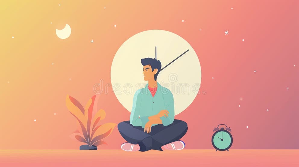 Visual Metaphor for Waiting, Pause in Life and Inner Emotional ...