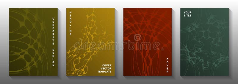 Visual Model Concept Abstract Vector Covers. Fluid Waves Torrent ...