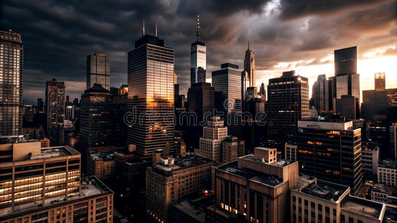 A Visual Narrative of Urban Life and Architectural Wonder AI-generated ...