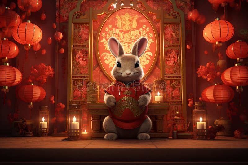 Visual Narratives of a Chinese New Year Stock Illustration ...