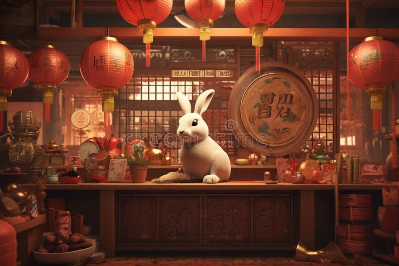 Visual Narratives of a Chinese New Year Stock Illustration ...