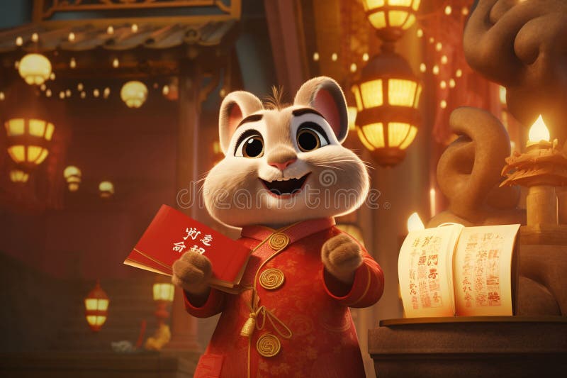 Visual Narratives of a Chinese New Year Stock Illustration ...