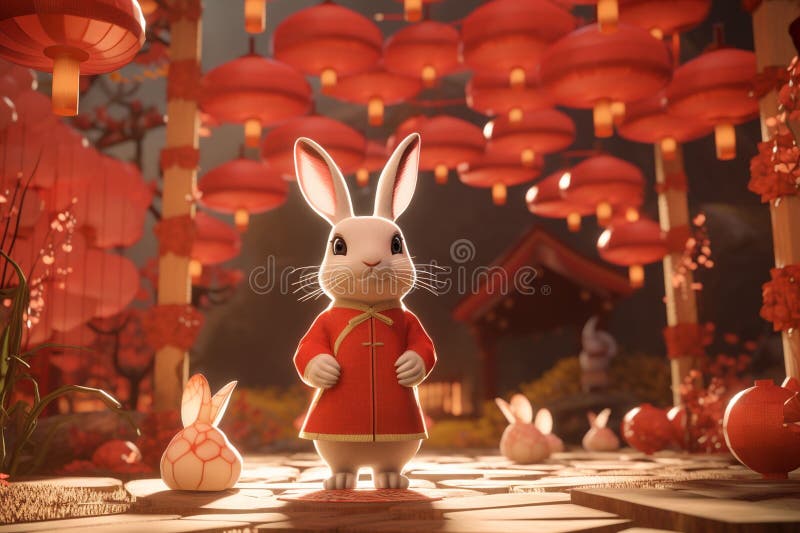 Visual Narratives of a Chinese New Year Stock Illustration ...