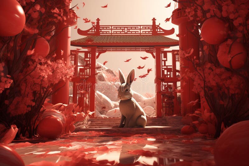 Visual Narratives of a Chinese New Year Stock Illustration ...