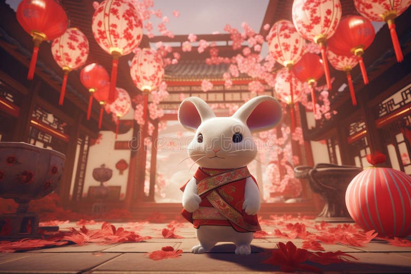 Visual Narratives of a Chinese New Year Stock Illustration ...