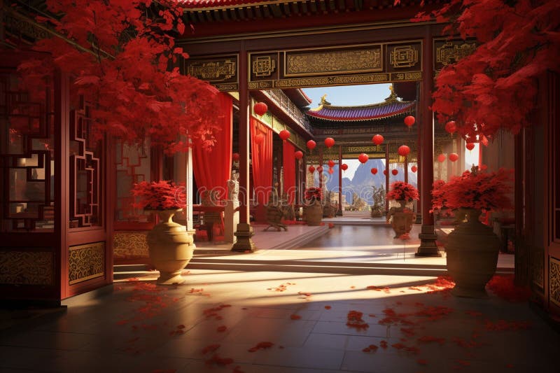 Visual Narratives of the Chinese New Year Stock Illustration ...