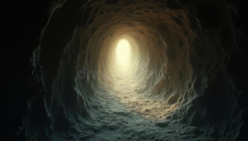 A Visual Optical Illusion, an Abyss, an Abyss, a Depth, a Cave. Stock ...