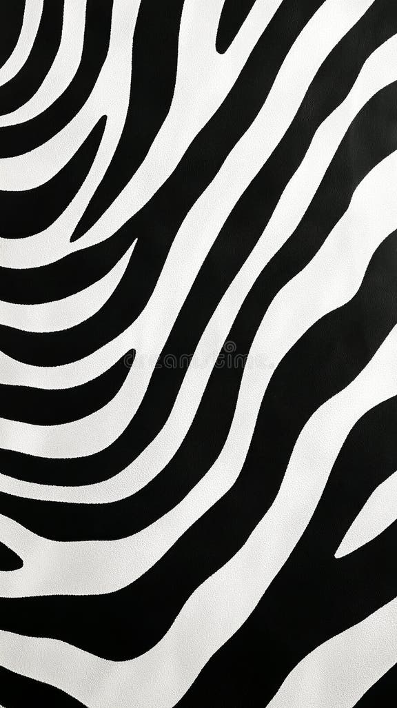 Visual Patterns of Black and White Zebra Stripes Create a Striking ...