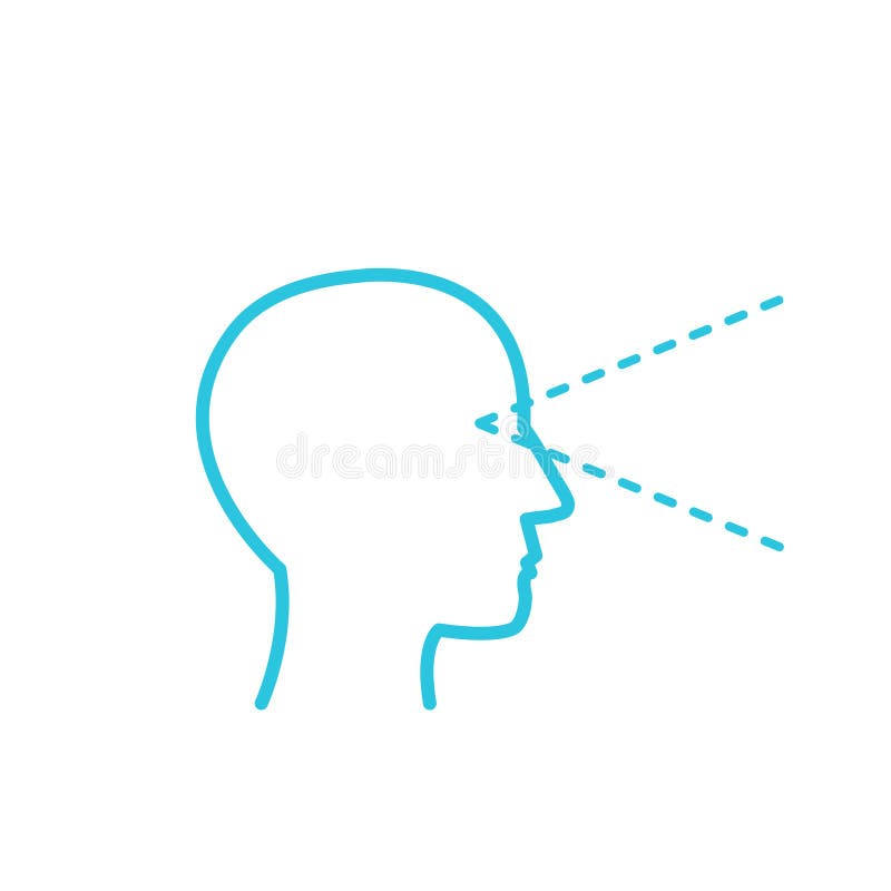 Visual Perception Icon. Isolated on White Background Stock Vector ...