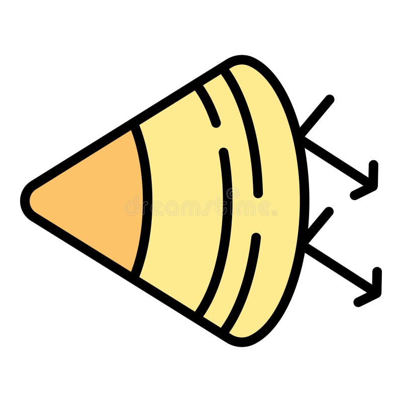 Visual Perception Icon Vector Flat Stock Illustration - Illustration of ...