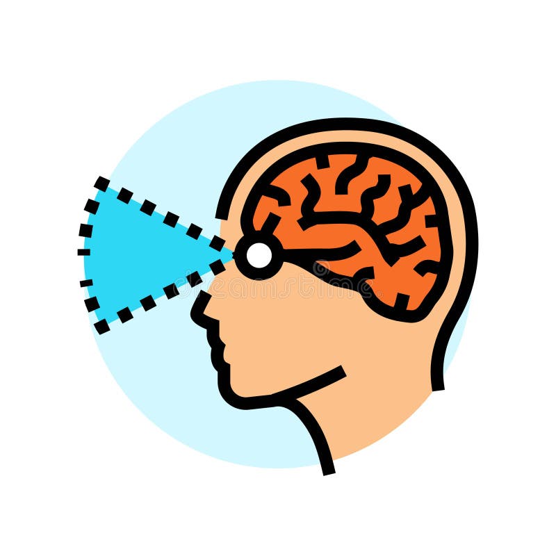 Visual Perception Occupational Therapist Color Icon Vector Illustration ...
