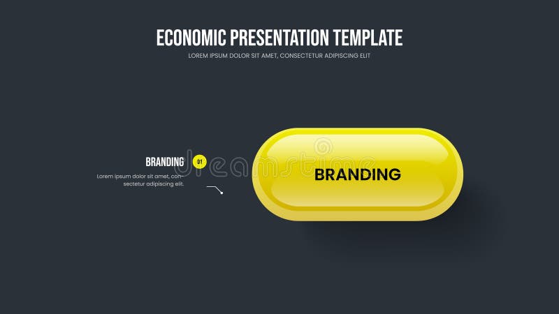 Visual Plan 1 Step Infographic Slideshow Layout Stock Vector ...