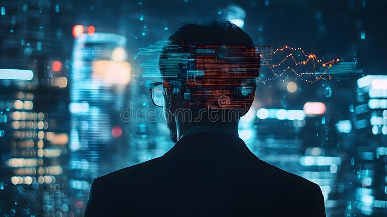 Visual of Policymakers Using AI Tools To Simulate Economic Stock ...