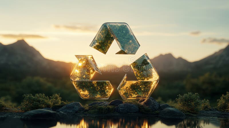 The Visual Principles of Reuse Reduce Recycle Sign, Symbol. Eco ...