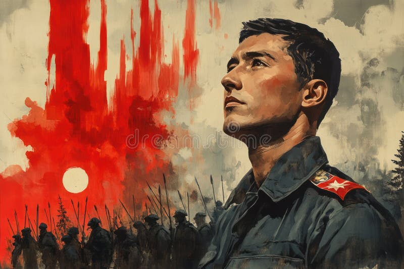 Visual Propaganda in the Cold War: Political Power and Symbolism Stock Illustration ...