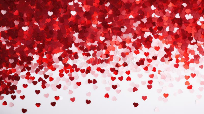 Visual Red Confetti Background Stock Illustration - Illustration of ...