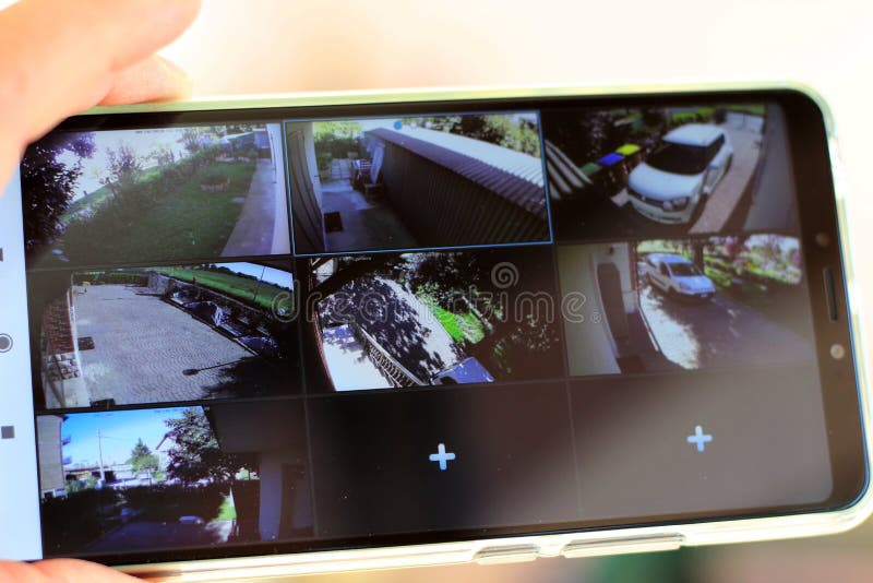 Visual Remote Control through Smartphone. Stock Image - Image of ...