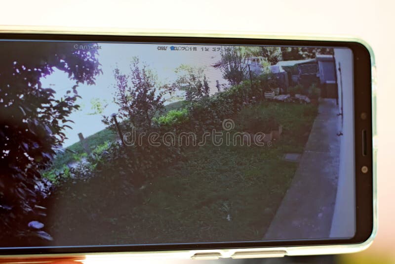 Visual Remote Control through Smartphone. Stock Image - Image of ...