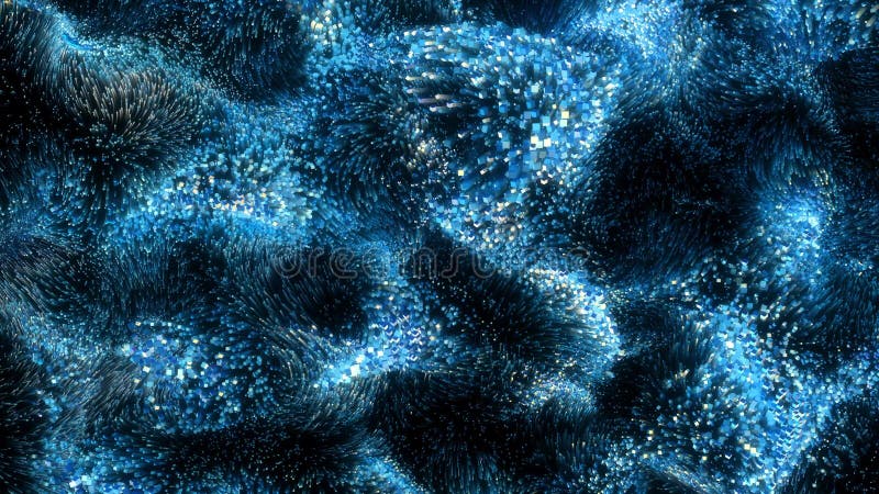 Visual Rendering of Abstract Wavy Lines Stock Video - Video of line ...